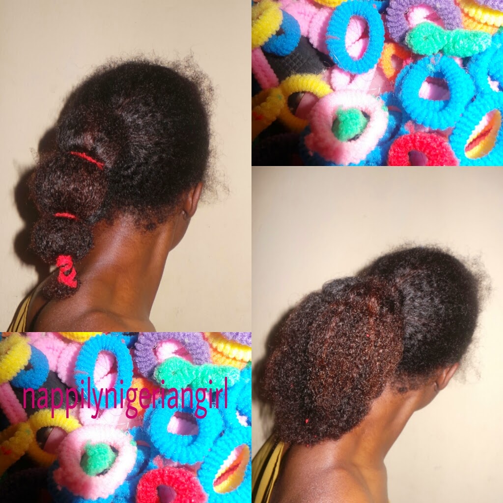 UPDATED ROUTINE: BANDING MY NATURAL HAIR - nappilynigeriangirl