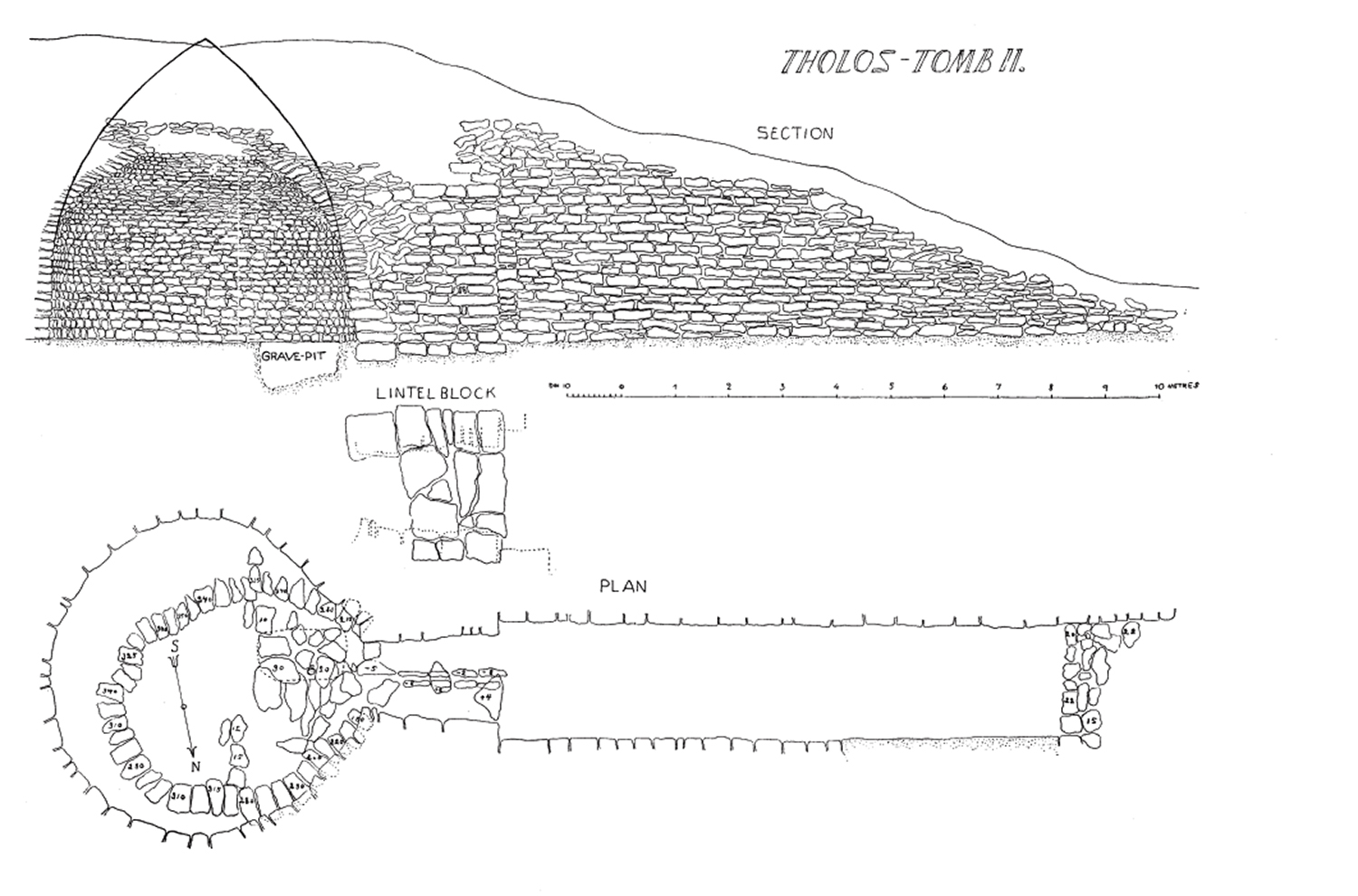 Mycenaean Atlas Project: Tholos II at Malthi (C307)