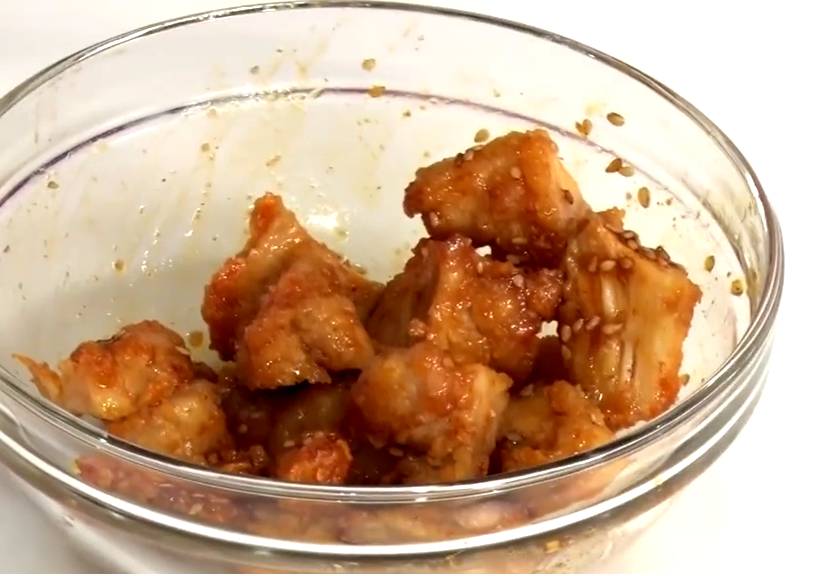 VeggieMeatLicious: Onigirazu with fried chicken