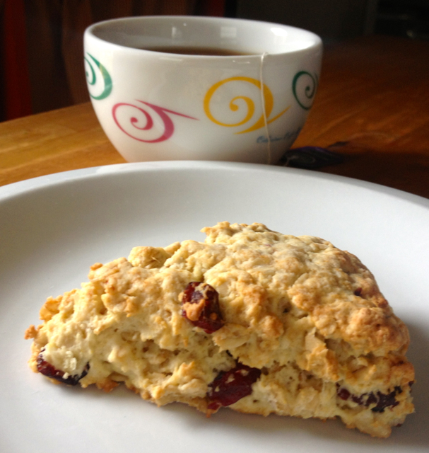 Heidi's Mix: Scottish Oatmeal Cranberry Scones
