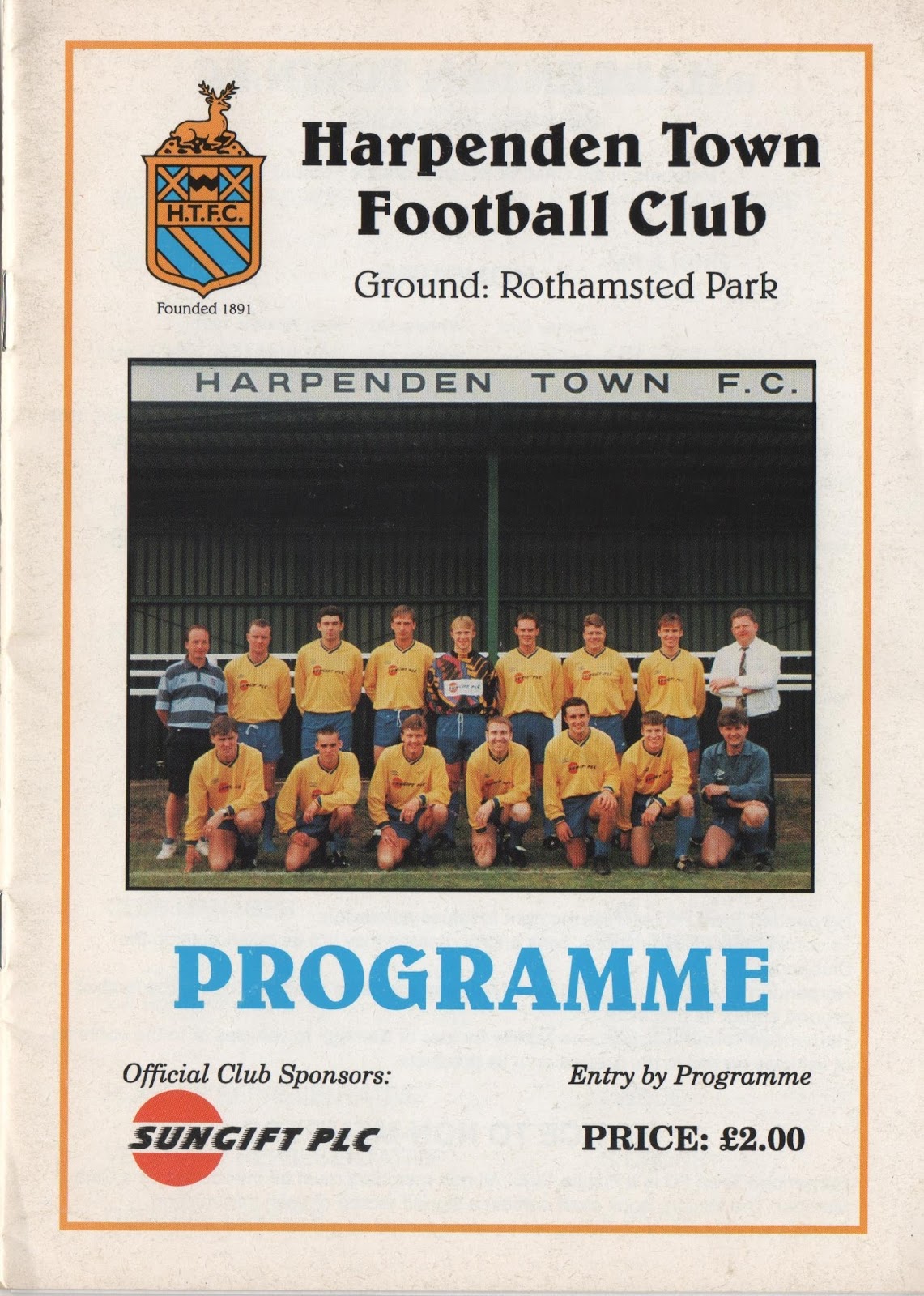 Pie and Mushy Peas: Harpenden Town FC