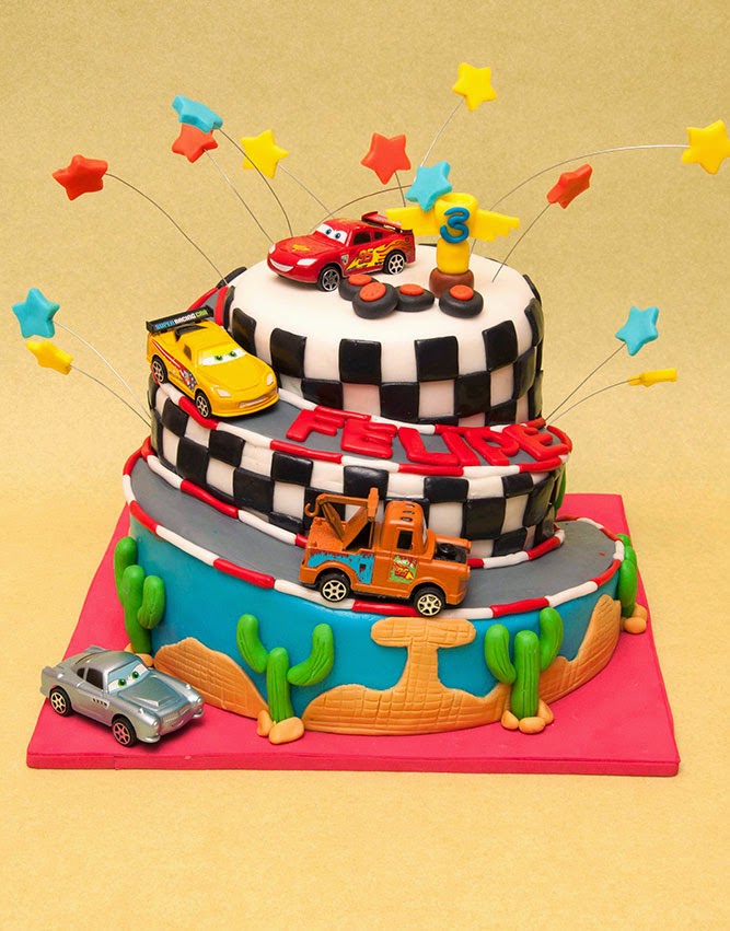 beula cakes: Tortas Cars