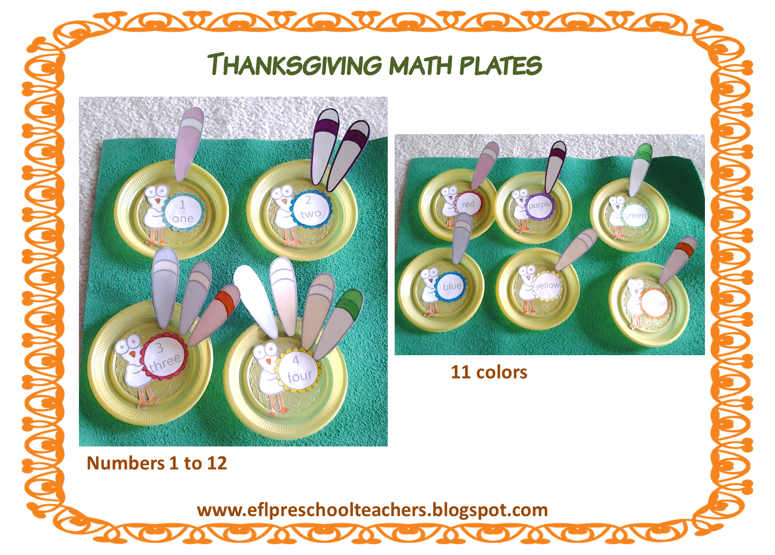 ESL/EFL Preschool Teachers: Thanksgiving 4th edition