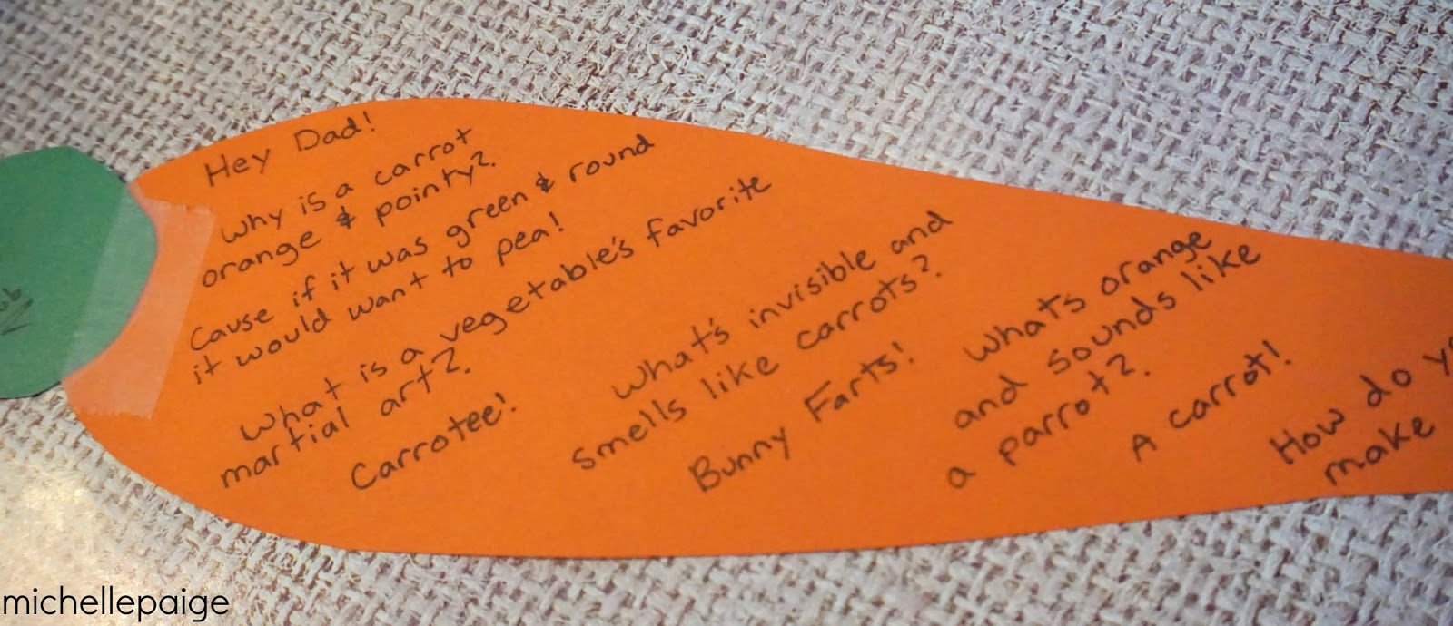 michelle paige blogs: Carrot Party