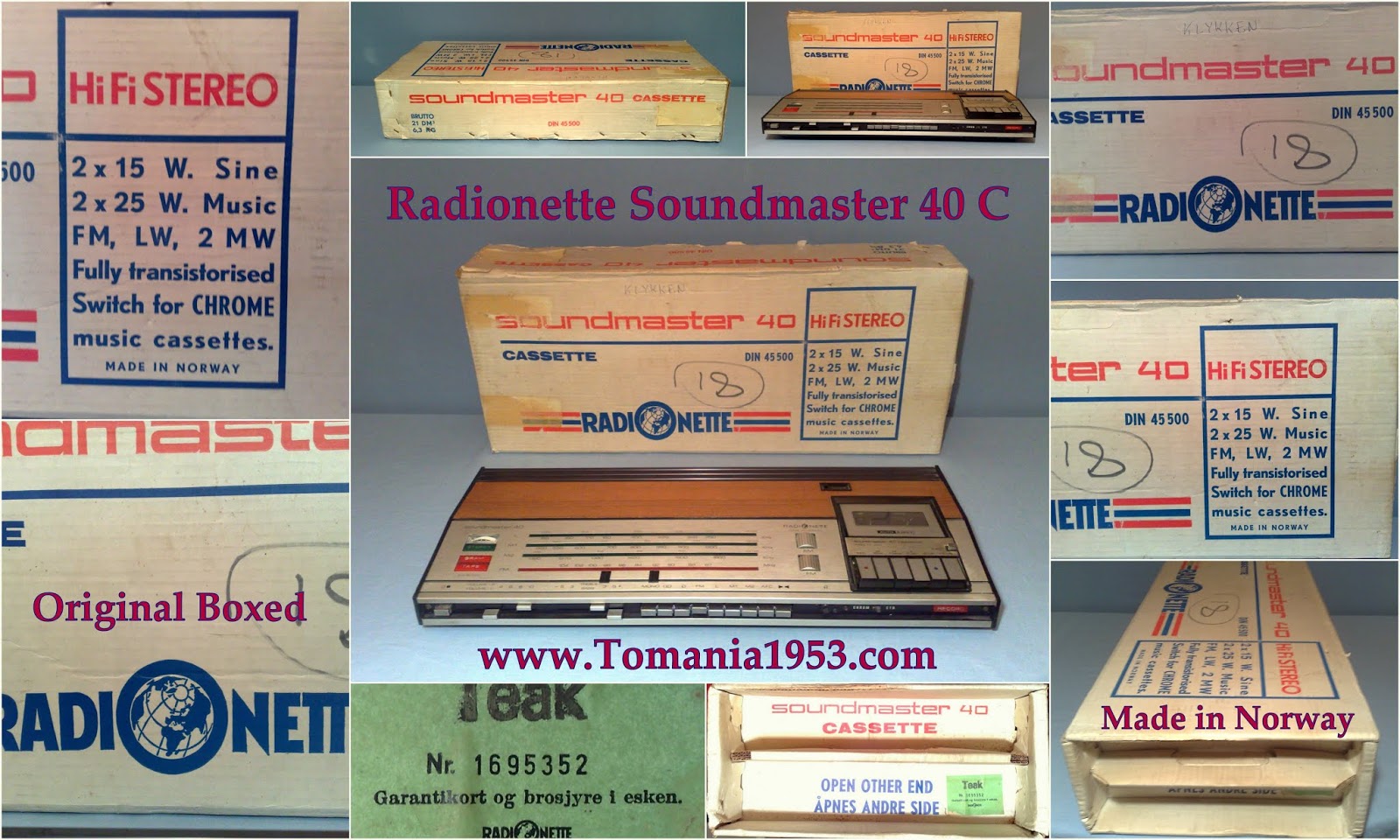 TOM's TECH TOYS: SOUNDMASTER