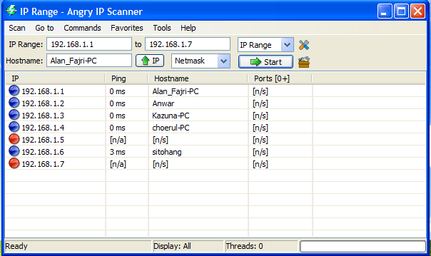 Cara Menggunakan Angry IP Scanner | Tugas Alan Fajri Irhami