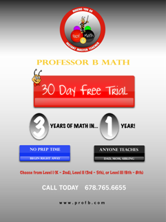 Schoolhouse Review: Professor B Math - Ben and Me