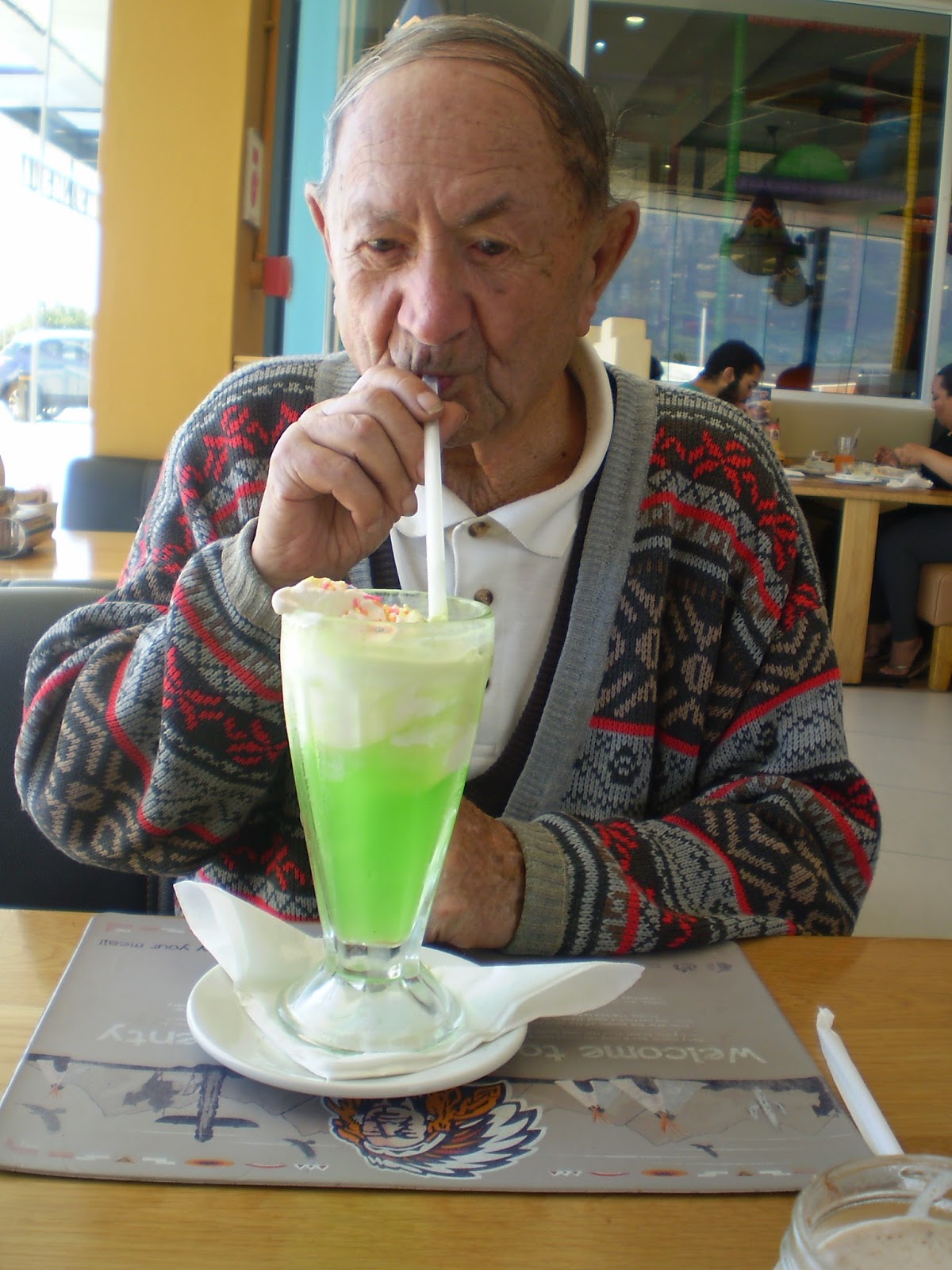 Breakfast at Spur - Blue Poinsettia