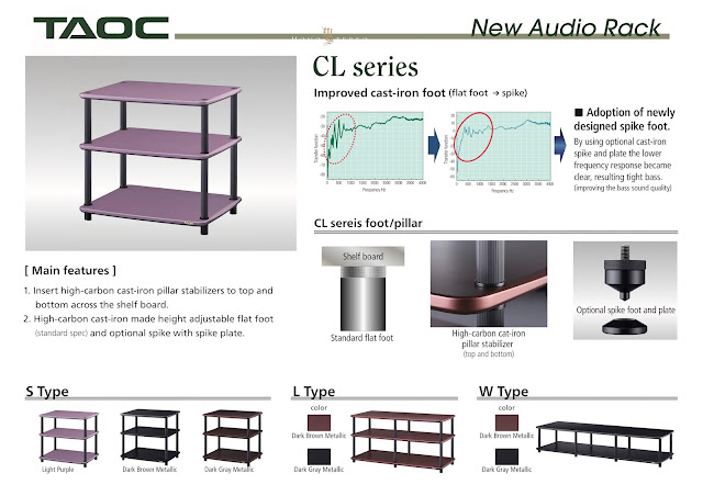 New TAOC XL and CL audio racks series – M & S | Ultimate High-Fidelity