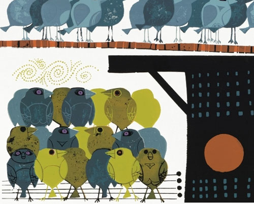 My Owl Barn: David Weidman's Mid-Century Artwork on Homeware Collection