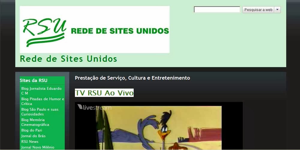 A história da Rede de Sites Unidos - RSU - Portal E5