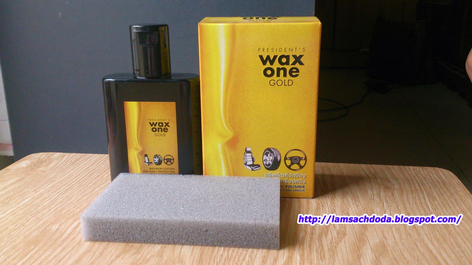 Wax One Gold chuyên làm mới áo da dưỡng đệm sản phẩm da