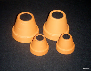 Tippytoe Crafts: YAH: Clay Pot Pilgrim Hats