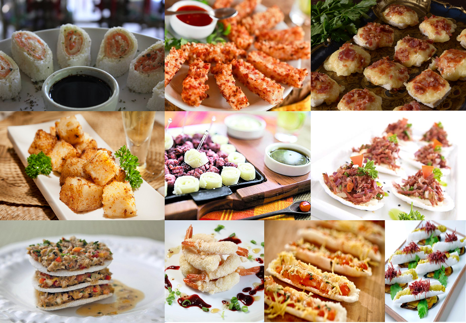 Culinária AMIFEC: Tapiocas Gourmet II - Petiscos