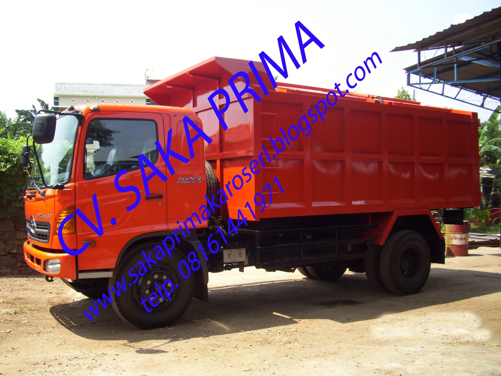 CV. SAKA PRIMA (KAROSERI): PEMBUATAN DUMP TRUCK SAMPAH