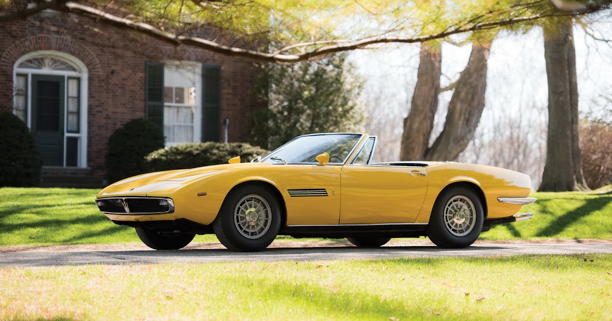 Original First Car Of The Maserati Ghibli Spyder - Classic Auto ...