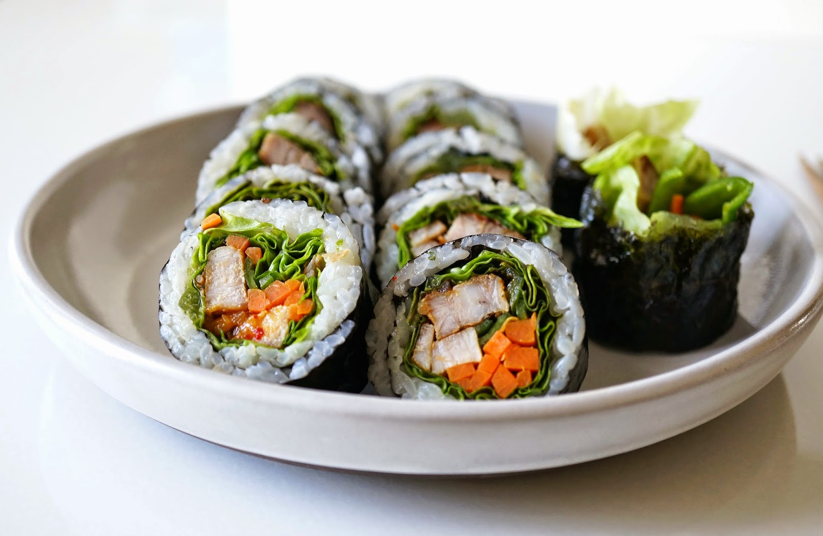 Miss Hangrypants: Pork Belly Ssam Kimbap