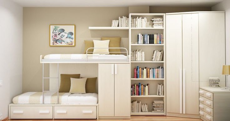 28 Desain Kamar Tidur Kecil Minimalis