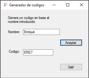 Aprendiendo C#, Python, C++, A.I, BASIC...: Generador de Codigos