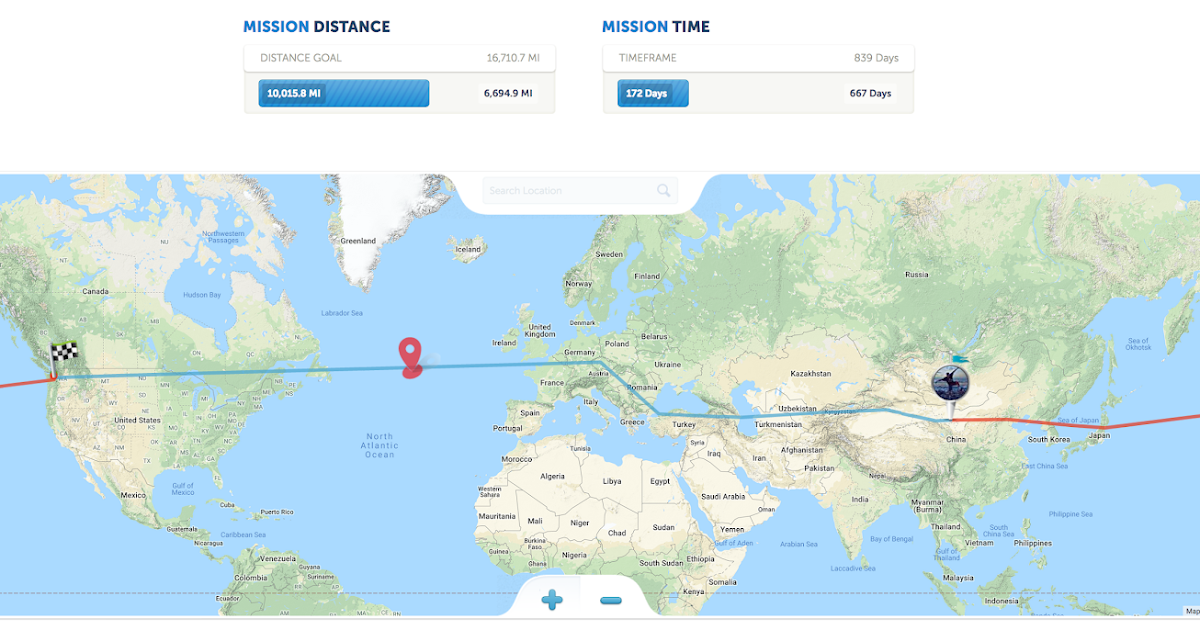 Day 135 - 10,000 miles complete!