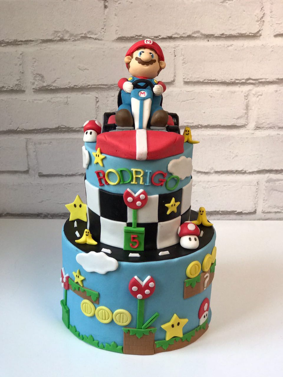 Ana Barta Respostería Creativa Tartas Fondant Madrid: Mario Kart Super ...