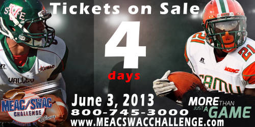 MEAC/SWAC SPORTS MAIN STREET™: MEAC/SWAC Challenge Ticket Sale Countdown