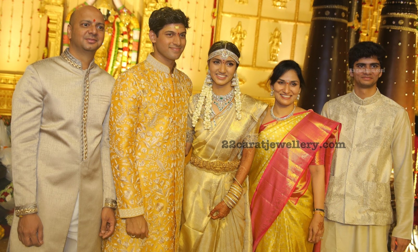 Celebrities at Anirudh Reddy Wedding - Jewellery Designs