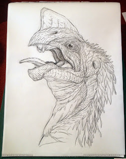 The DOODLES, DESIGNS, and aRT of CHRISTOPHER BURDETT: Oviraptor - # ...