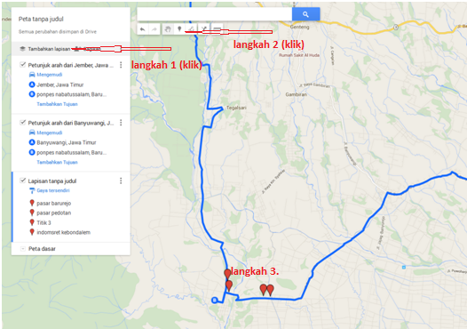 cara mudah membuat maps pribadi dengan My Maps | info cara mudah