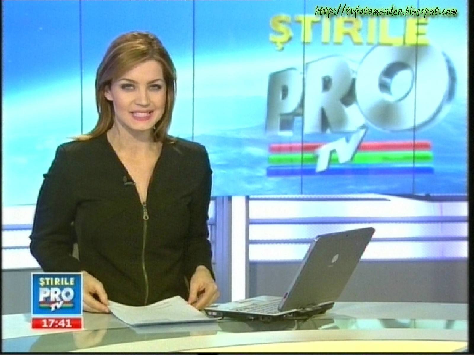 tv foto monden: Monica Dascalu, fermecatoarea prezentatoare a stirilor ...