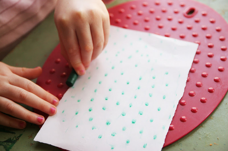 Indoor Activities Day 7: Texture Rubbings - Homemade Ginger