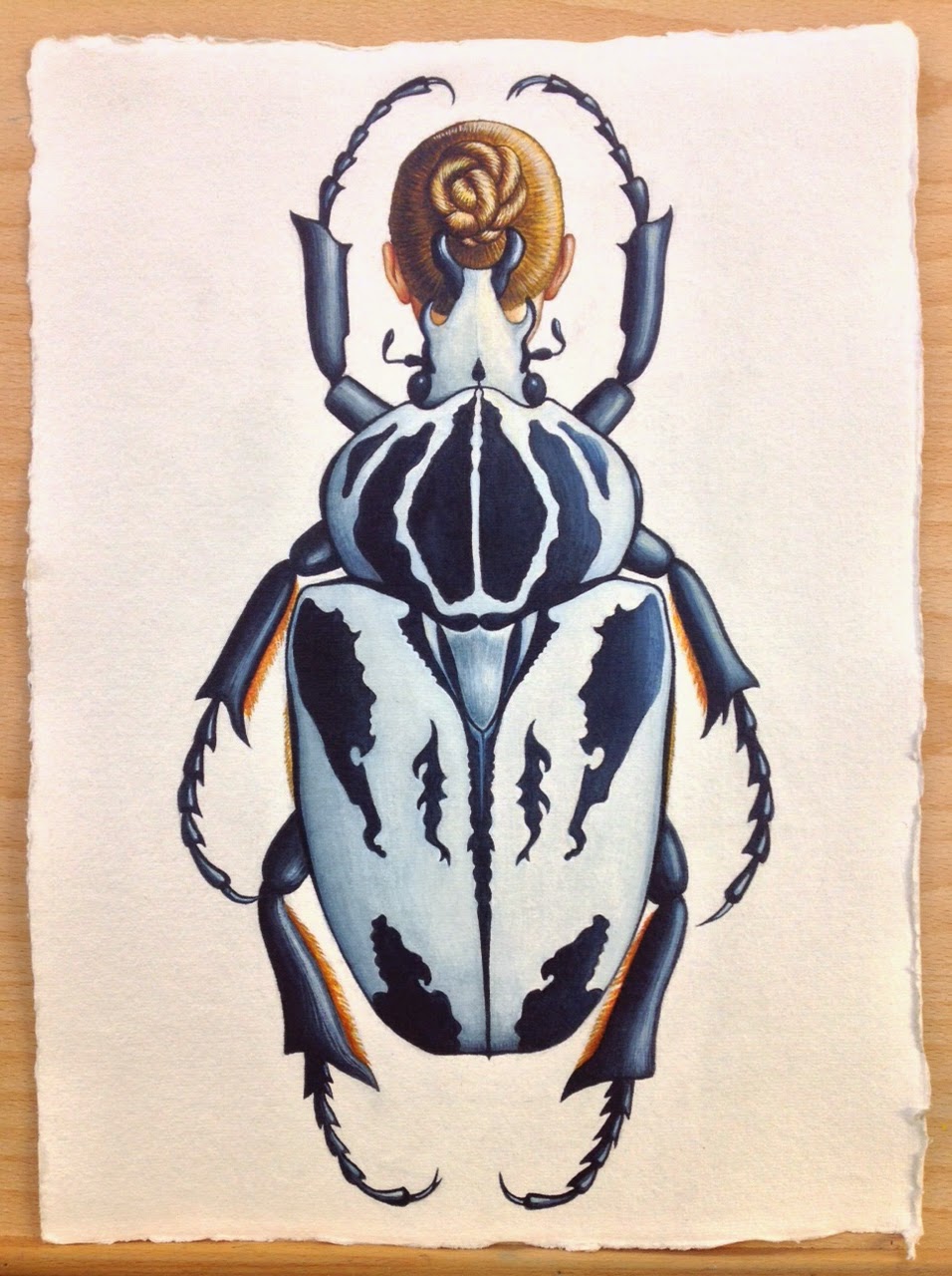 Deborah Klein's Art Blog: Goliath Beetle Woman