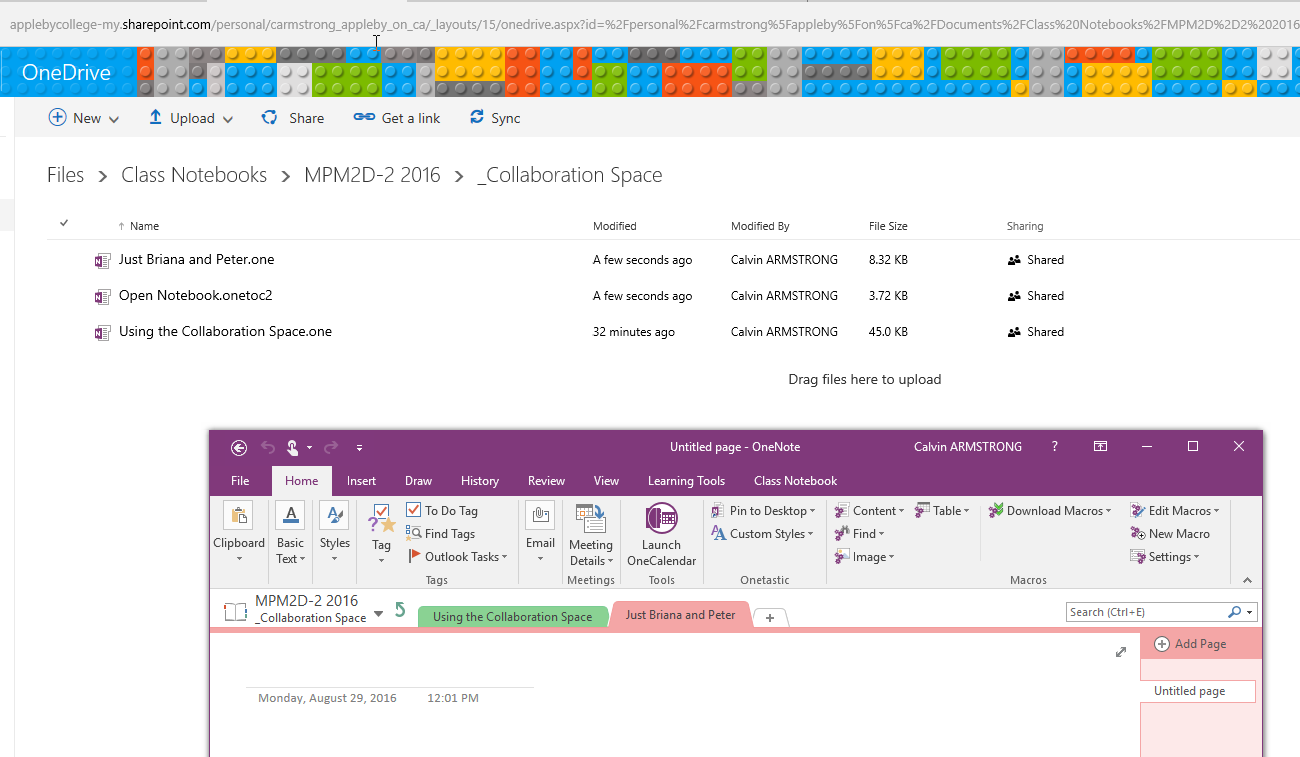 So you want to hack your OneNote Class Notebook