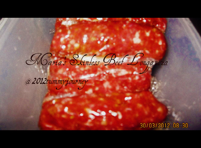 Skinless Beef Longanisa (Beef Sausage) | Tummy Journey
