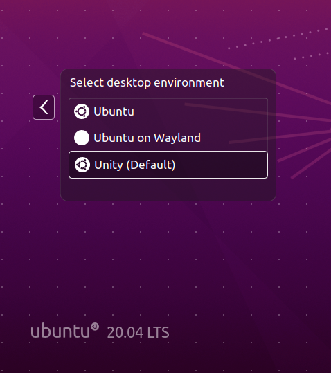 Ubuntu Unity Focal Fossa