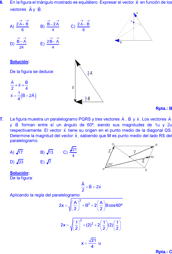 LOS VECTORES EN FÍSICA EJERCICIOS Y PROBLEMAS RESUELTOS EN PDF