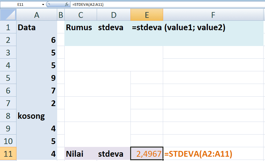 Kumpulan Fungsi Statistika Probabilitas Distribusi Pada Ms Excel ...