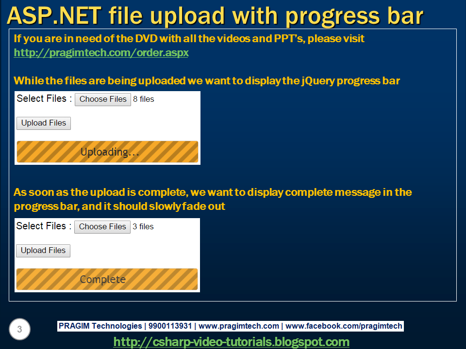 Sql Server Net And C Video Tutorial Multiple File Upload