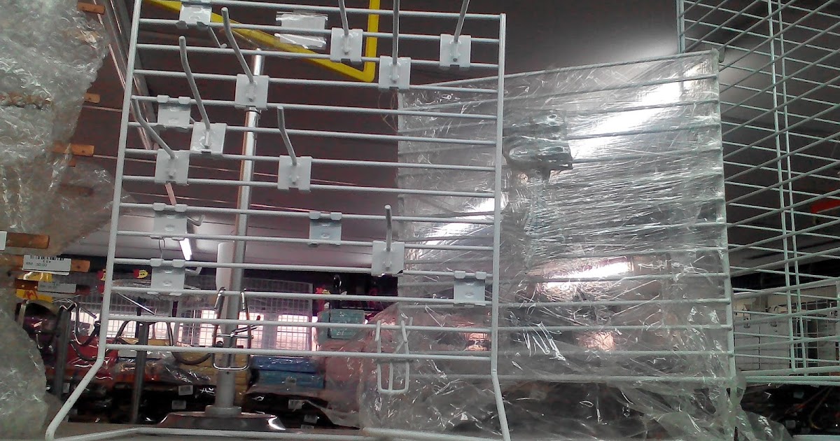 REMY KL - RAK RACK DISPLAY: Rak Papan Display Besi dengan 15pcs hook ...