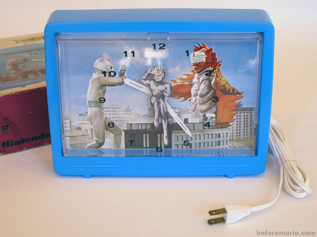 beforemario: Nintendo E-clock - Ultraman, Kamen Rider, Mirror Man ...