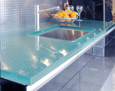 Granite Countertops, Marble Countertops: Types of Glass Countertops