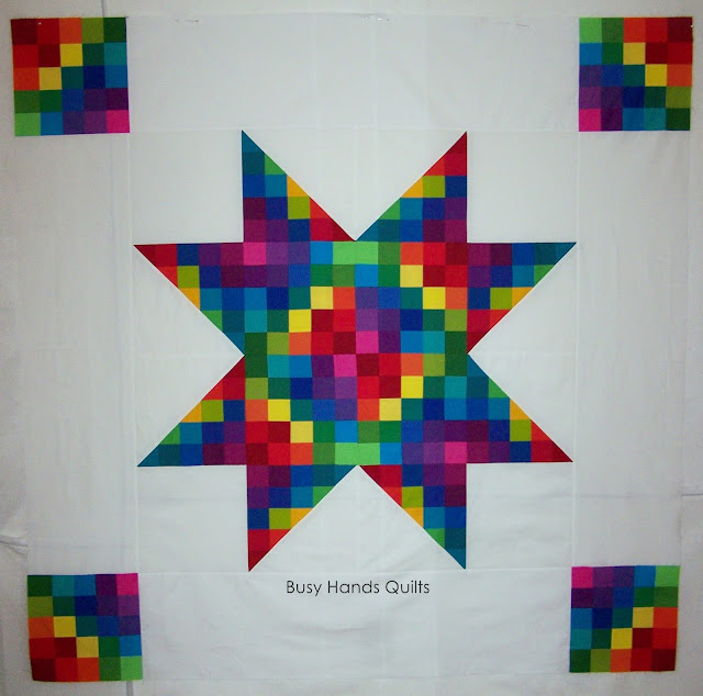 Busy Hands Quilts: Star Crossed Rainbow - a FREE Pattern! + Finished or ...