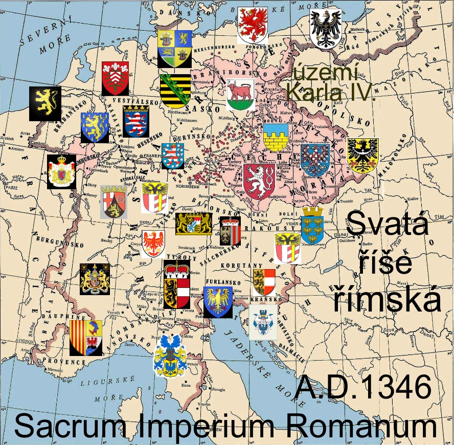 Karel IV.: Území vlády Karla IV.