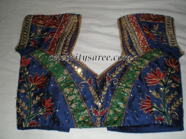 Stone, Kundan and Chain Work Designer Blouses Gallery - Saree Blouse ...