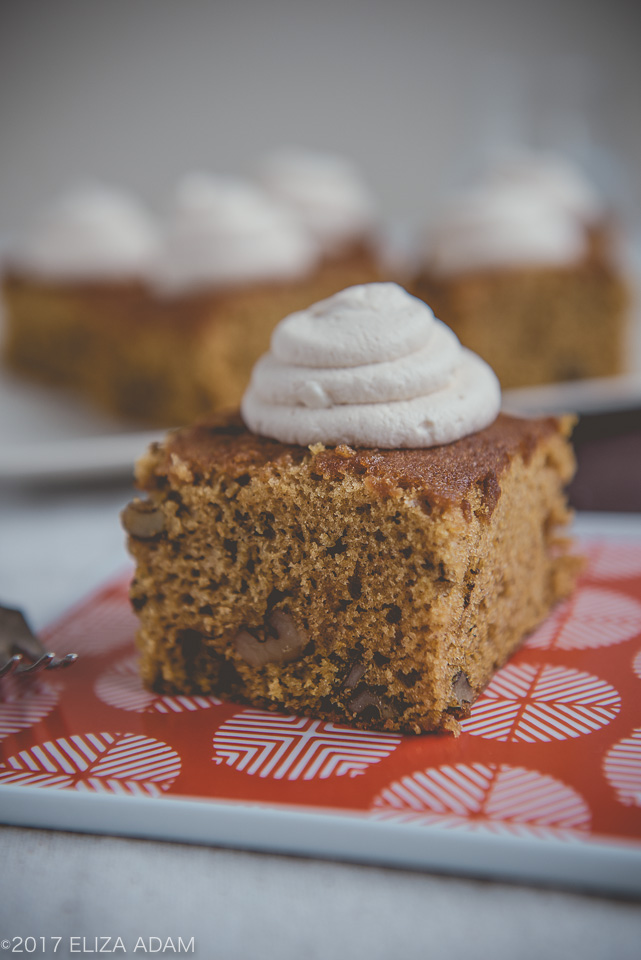 Notes from My Food Diary: Pumpkin Walnut Cake