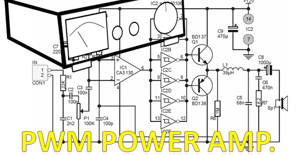PWM Power Amplifier, Sebuah Audio Amplifier Yang Memanfaatkan Komponen ...