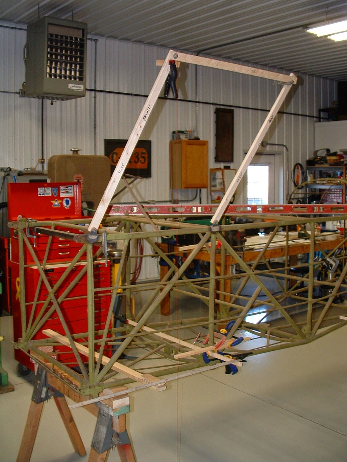 1928 Lincoln-Page LP-3 Restoration: March 29 update - Cabane Struts