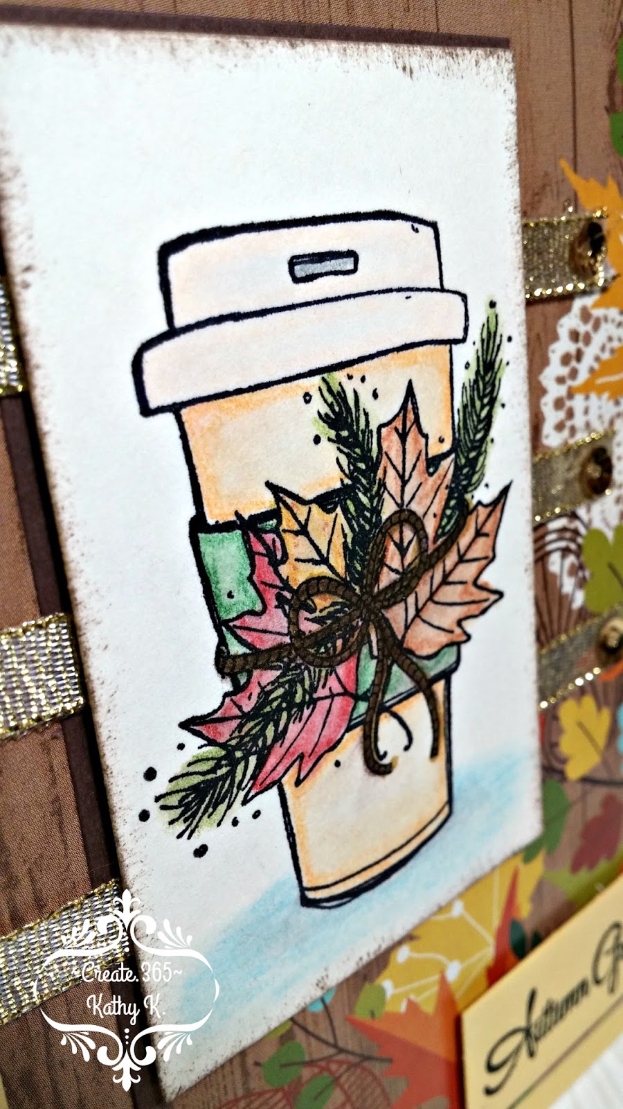 ~Create.365 ~ Sharing My Paper Crafting Life: How to Make a Fall Themed ...