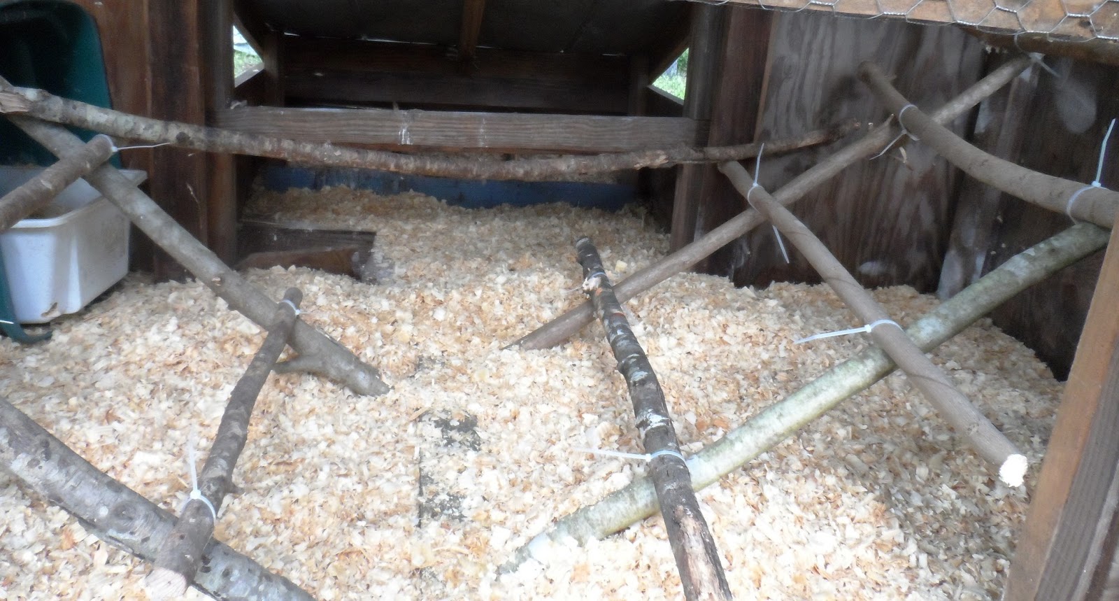 Sunflower Hill Homestead: Spring Cleaning the Hen House and New Perches