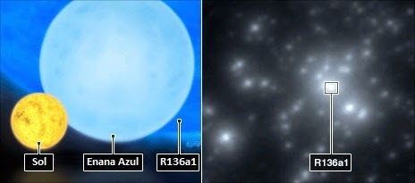 R136a1, la estrella más masiva ~ Cielo Nocturno